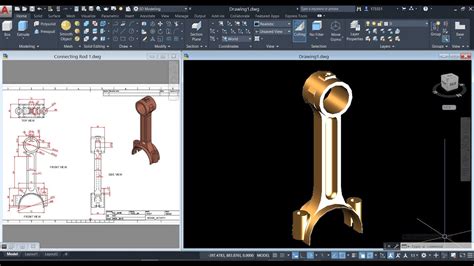 How To Make A Connecting Rod In Autocad at Jason Haffey blog