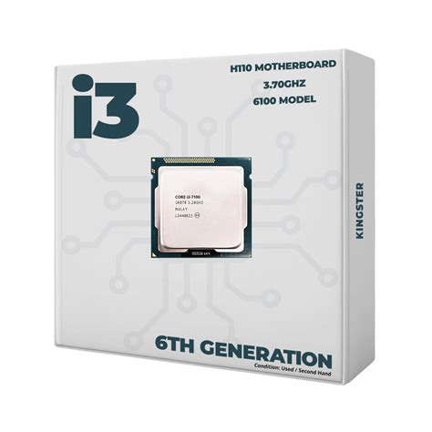 Buy Kingster Core I3 6100 6th Generation 3 7 Ghz Lga 1151 Socket 2 Cores 4 Threads