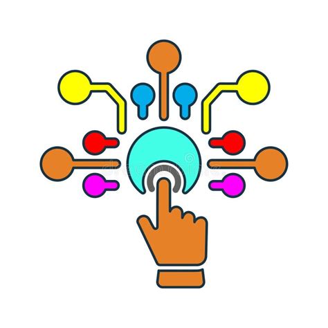 Technology Digitization Icon Stock Illustration Illustration Of Connection Digitization