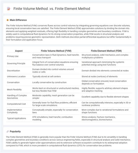 Finite Volume Method Vs Finite Element Method In Engineering Key Differences And Applications