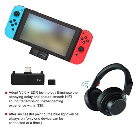 Szmdlx Sw01 аудио адаптер Bluetooth Type C аудио адаптер за Ps4ps4 Proswitch за свръзване на