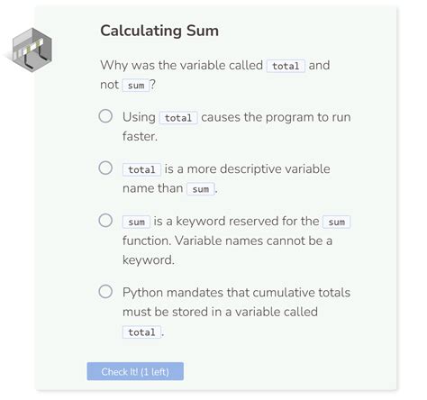 solved calculating sum why was the variable called and not