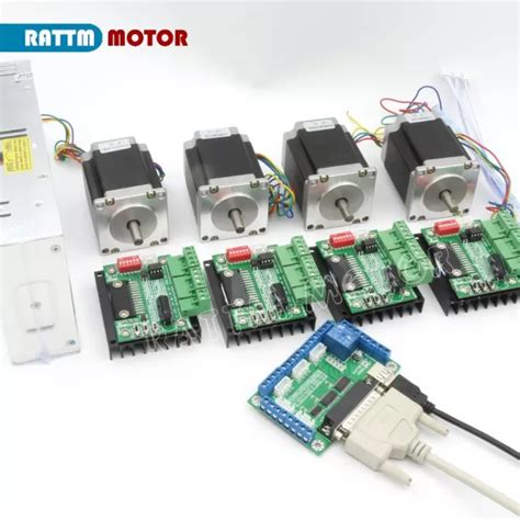 4 Axis Cnc Stepper Motor Kit In Vendita Picclick It
