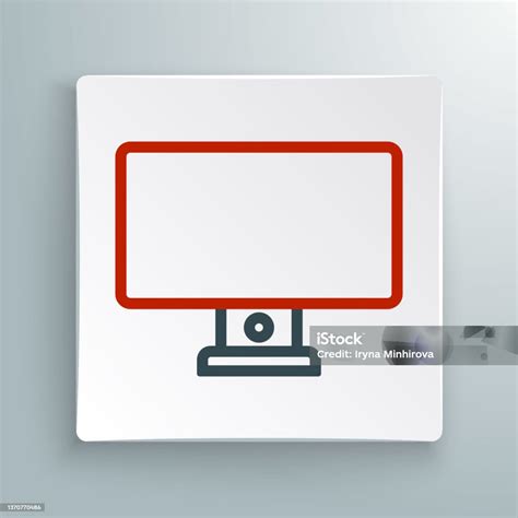 흰색 배경에서 격리된 라인 컴퓨터 모니터 아이콘입니다 Pc 구성 요소 기호입니다 다채로운 개요 개념 벡터 0명에 대한 스톡 벡터 아트 및 기타 이미지 Istock