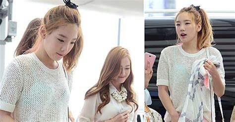 [현장포토] 시원한 속옷노출 태연 깜찍 시스루룩