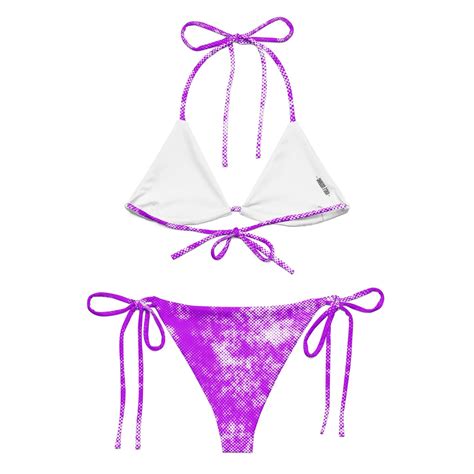 Lavender Pulse Eco String Bikini Set Dragon Foxx® Lavender Pulse Eco String Bikini Set Dragon Foxx®