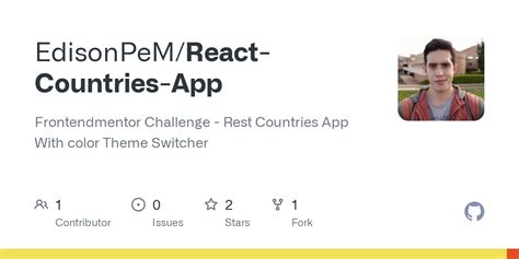 GitHub EdisonPeM React Countries App Frontendmentor Challenge Rest Countries App With Color