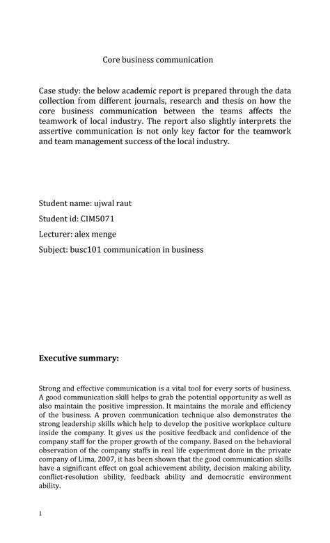 Report By Ujwal Isbs301 Studocu