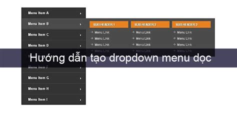 Hướng Dẫn Làm Menu Dọc Cơ Bản Với Css Only Css Menu