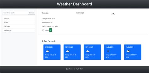 Simple Weather App Fazle Ryan