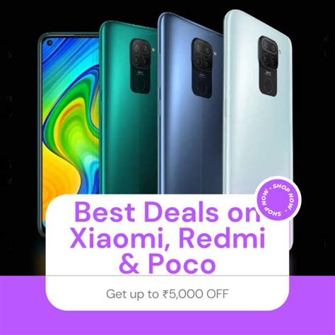 BEST Deals On Xiaomi Redmi Poco Smartphones On Amazon Flipkart S Sale Day Gizmochina