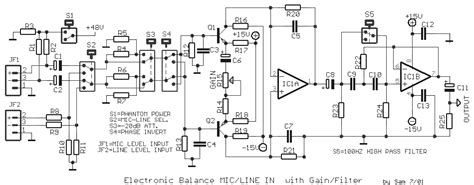 Balance Input For Microphone Line Eeweb