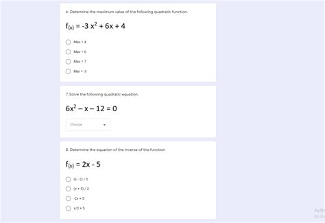 Solved Determine The Maximum Value Of The Following Chegg