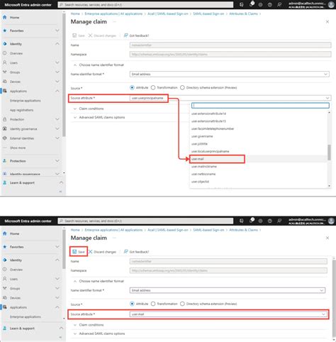 Entra Id Sso Settings Acall Helpcenter