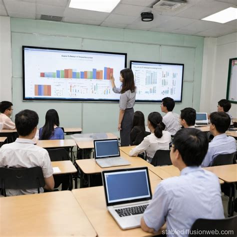 Survey Creation Computer Classroom Asian Classroom Photo 10 People