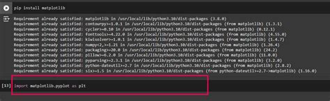 how to import matplotlib in python geeksforgeeks