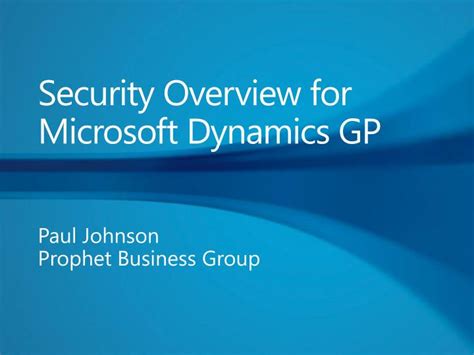 Ppt Security Overview For Microsoft Dynamics Gp Powerpoint Presentation Id7043753 Ppt Security Overview For Microsoft Dynamics Gp Powerpoint Presentation Id7043753