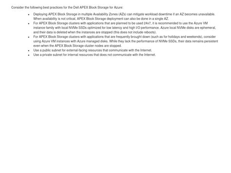 Dell Apex Block Storage For Azure Dell Apex Block Storage For Azure