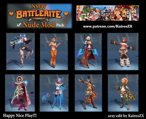 Battlerite Nsfw Nude Mod Pack Undertow Club