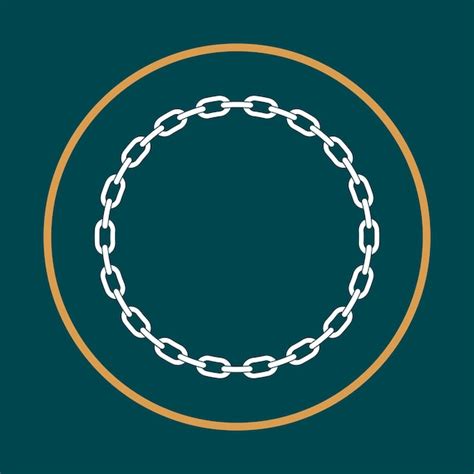Premium Vector Chain Symbol Dark Abstract Background Beautiful Vector