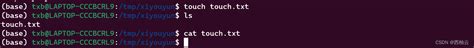 linux教程之创建文件（touch、mkdir、vim、重定向（＞，＞＞）） linux创建文件并写入内容 csdn博客