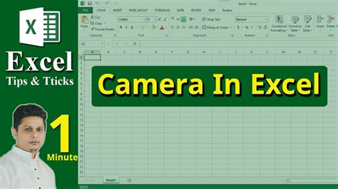 Camera Tool In Ms Excel How To Use Camera In Excel Youtube