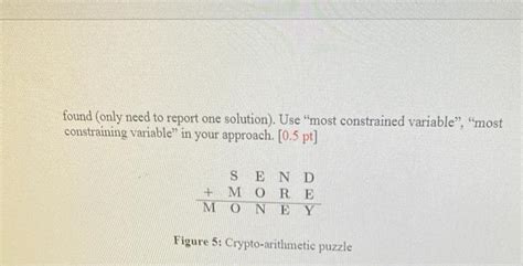 Question 7 [1 Pt] Consider The Crypto Arithmetic