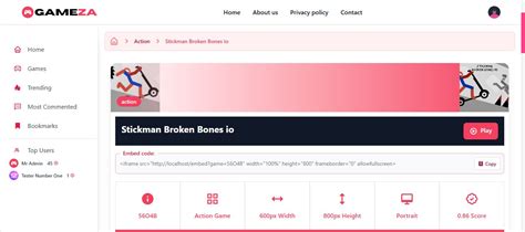 gameza php html5 gaming plattform by 237coders codester