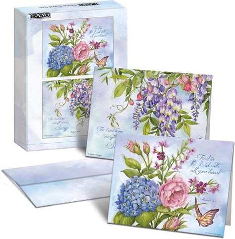 Lang Natures Grace Assorted Boxed Note Cards 2080554 Office Products