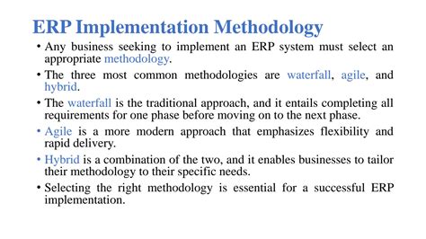 Solution Erp Lec 6 Erp Methodology Studypool