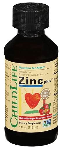 CHILDLIFE Zinc Plus 4 OUNCE, Save Big at VitaNet®, LLC