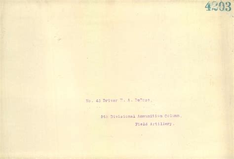 Edgar Alfred De Rose South Australian Red Cross Information Bureau