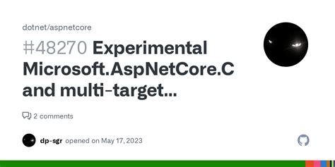 Experimental Microsoftaspnetcoreclientassets And Multi Target