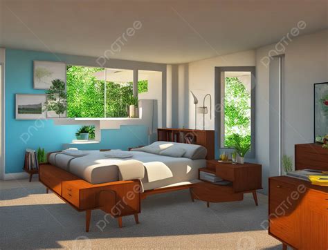 아름다운 침실 인테리어 침실 내부 아늑한 배경 일러스트 및 사진 무료 다운로드 Pngtree