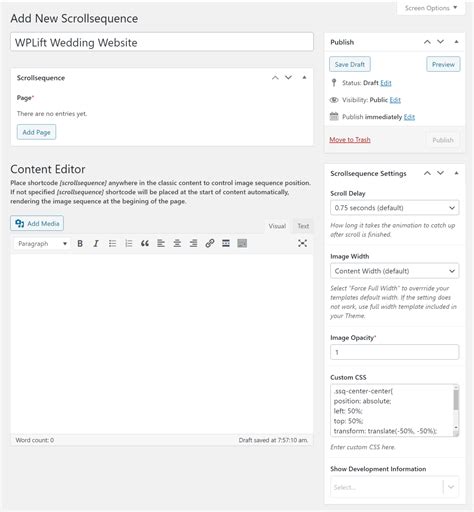 Scrollsequence Review Add A Full Page Scroll Animation To Wordpress
