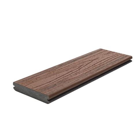 Planche à Terrasse Trex Composite Bord Rainuré Lava Rock 094 Po X 55