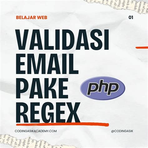 regex ini jadi salah satu materi yang susah juga di php karna harus