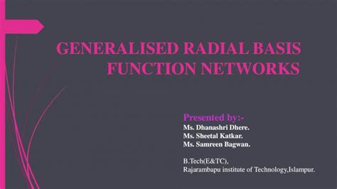 Pdf Radial Basis Function Network Ppt Bysheetalsamreen And Dhanashri Dokumentips