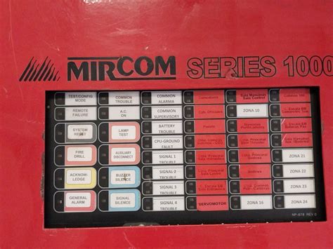 Mircom Fa 1000 Fire Alarm Control Panel Aeliya Marine