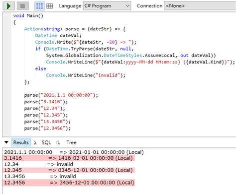 Net 彈性日期時間字串解析及小地雷 黑暗執行緒