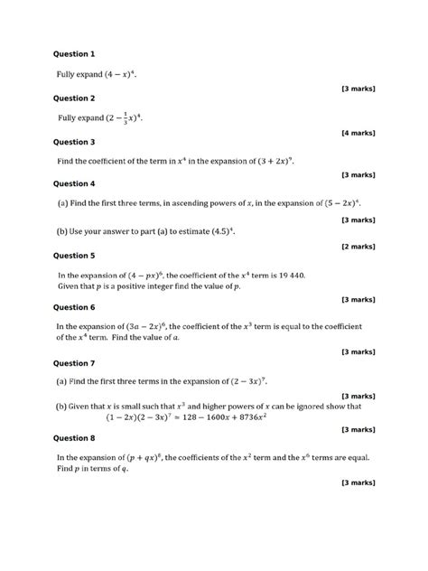 Binomial Pdf