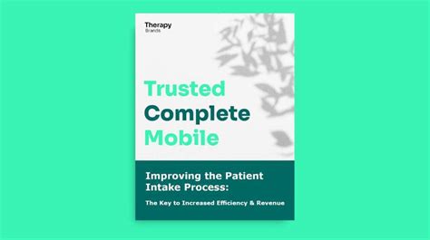 improving the patient intake process therapy brands