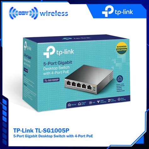 Jual Tplink Tl Sg P Switch Hub Port Gigabit With Port Poe Kota Surabaya Surabaya