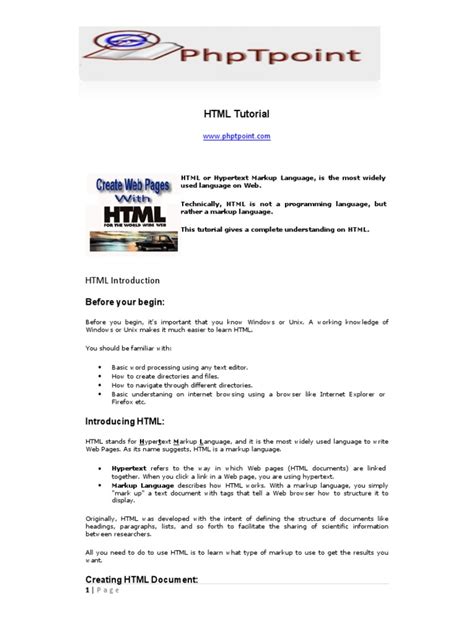 manual html pdf html element html