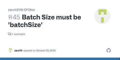 Batch Size Must Be Batchsize · Issue 45 · Csxmli2016dfdnet · Github