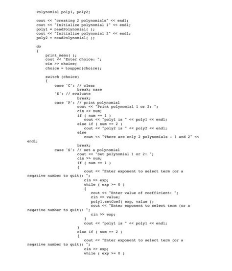 Solved A Polynomial In One Variable Is An Arithmetic Chegg Com