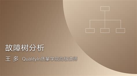 QualityIn质量学院 问题解决分析工具 故障树分析FTA 质量管理
