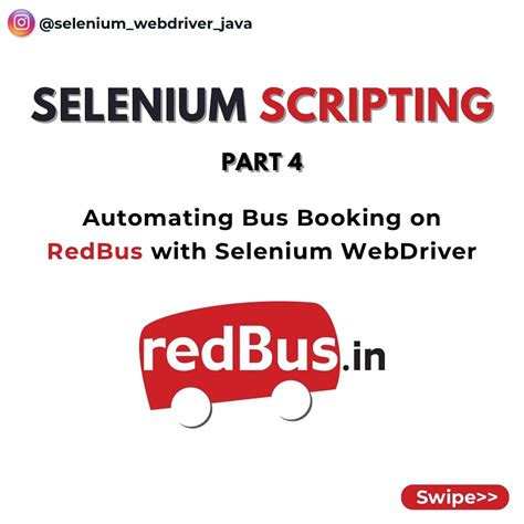 Selenium Webdriver 🚍 Advanced Selenium Web Automation Redbus Booking Script 🚍 In This Post