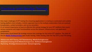 Media Testing Services PPT