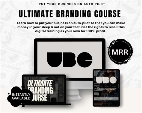 Ubc Course Mrr Digital Course Ultimate Branding Course Plr Digital Course Ubc Full Course Etsy